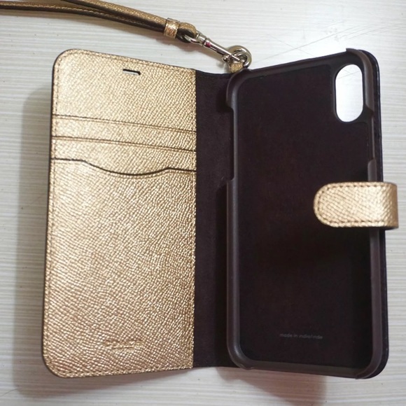 Coach | Accessories | Coach Iphone Xr Star Signature Folio Case Nwt ...